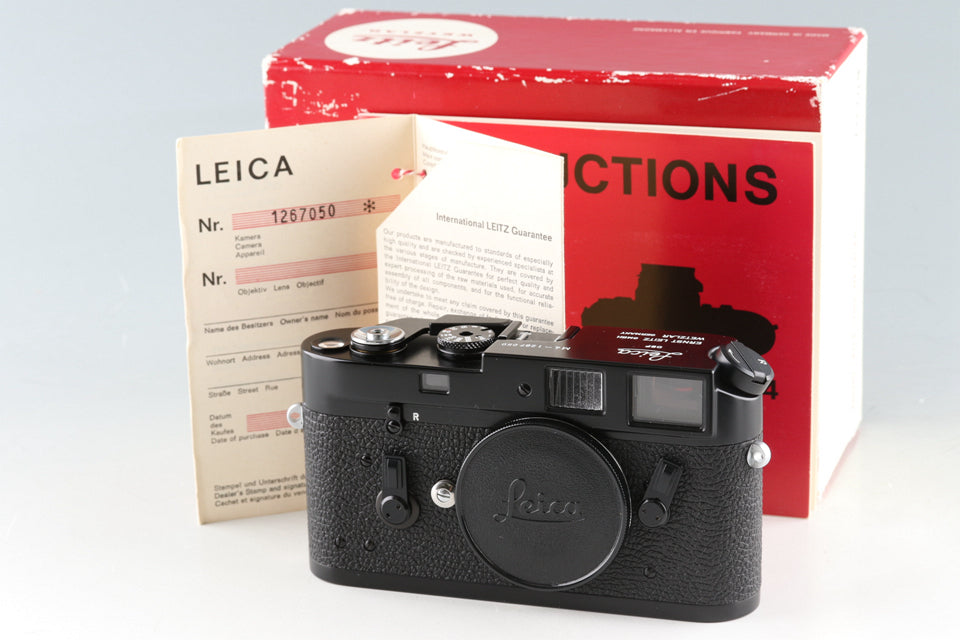 Leica M4 35mm Rangefinder Film Camera With Box #40862K – IROHAS SHOP