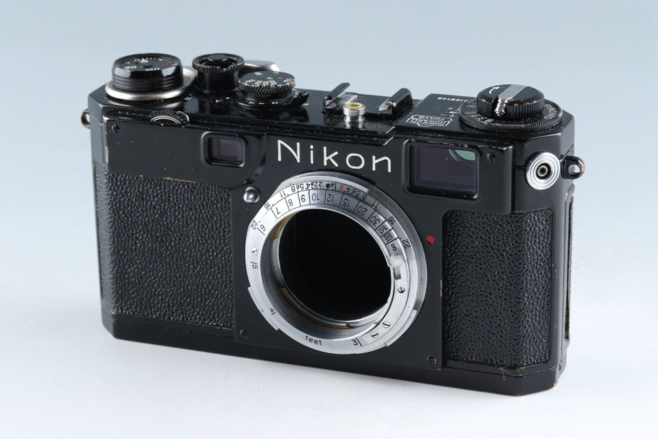Nikon S2 Repainted Black 35mm Rangefinder Film Camera #41829D5 – IROHAS SHOP