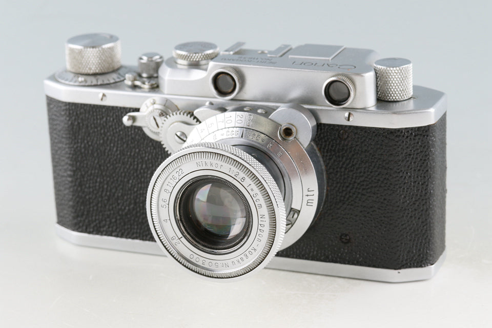 Canon Seiki-Kogaku 35mm Rangefinder Film Camera + Niikkor Canon Seiki ...