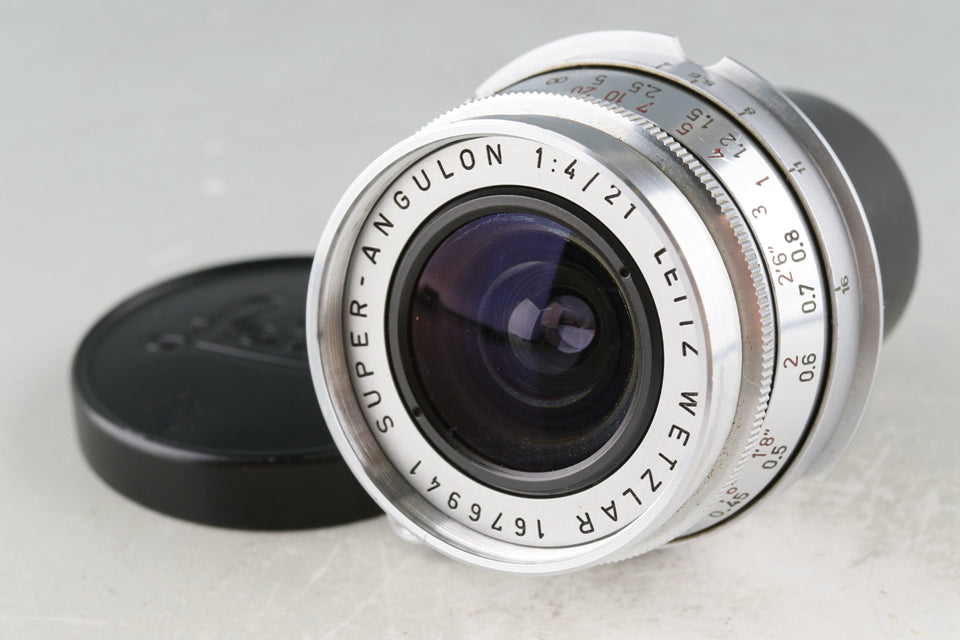Leica Leitz Super-Angulon 21mm F/4 Lens for Leica L39 + Leica M Adapte ...