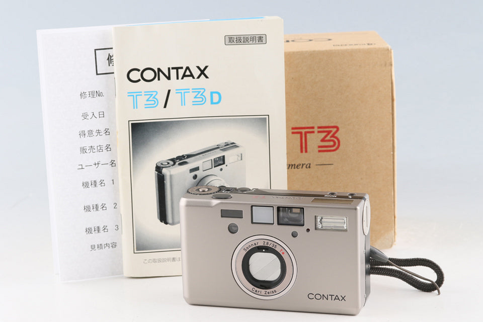 Contax T3 Double Teeth 35mm Point & Shoot Film Camera #60734L7 – IROHAS ...