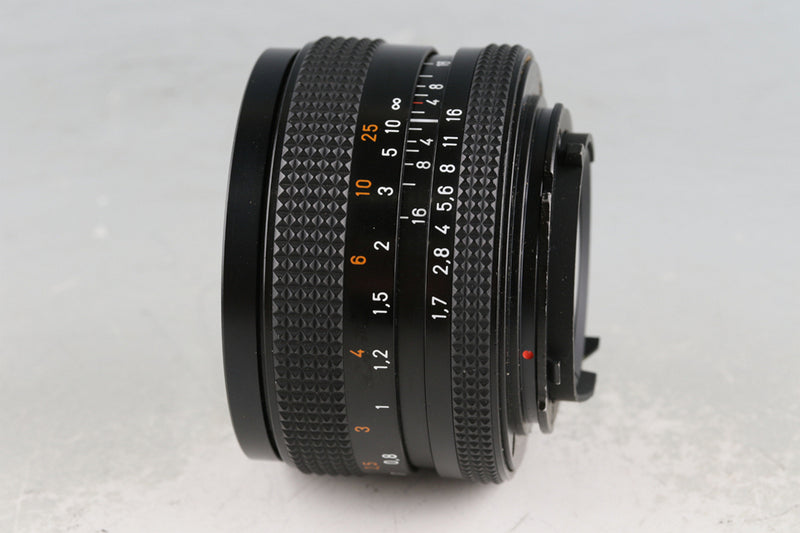 Contax Carl Zeiss Planar T* 50mm F/1.7 AEJ Lens for CY Mount #61243A1 ...