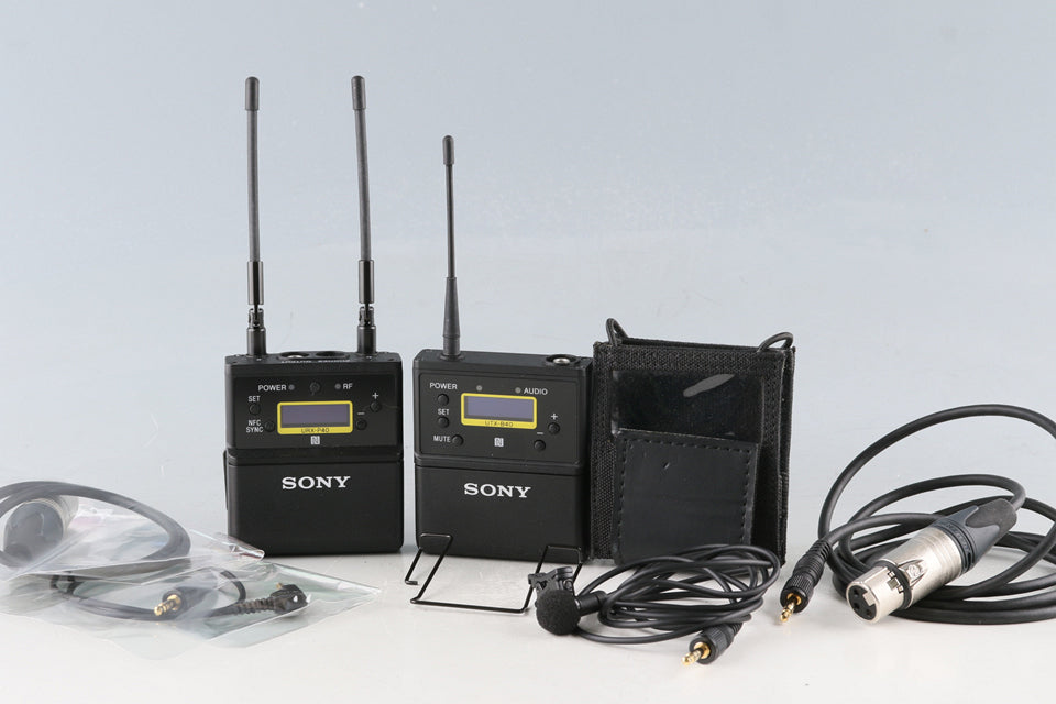 Sony UTX - B40 Bodypack Transmitter + URX - P40 Receiver Set #61766D6 ...